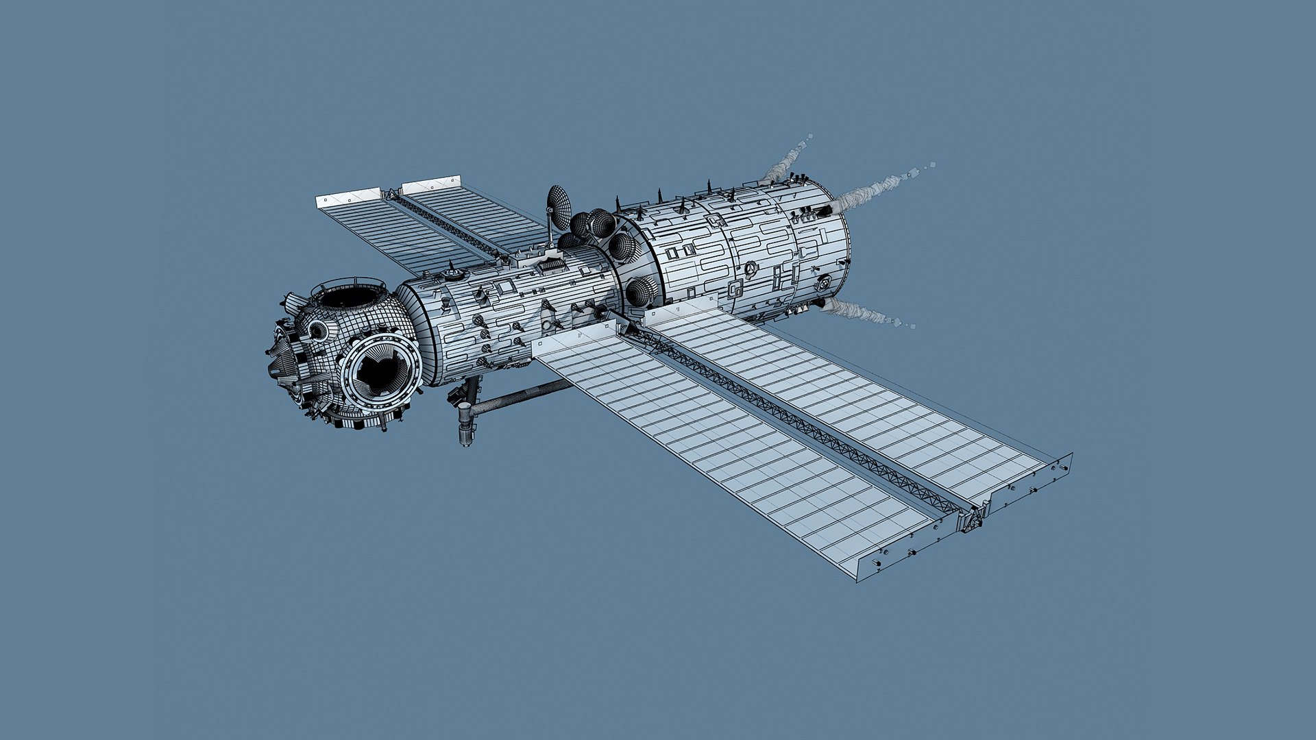 Tianhe Core Module Part Of China Tiangong Space Station 3D Model ...