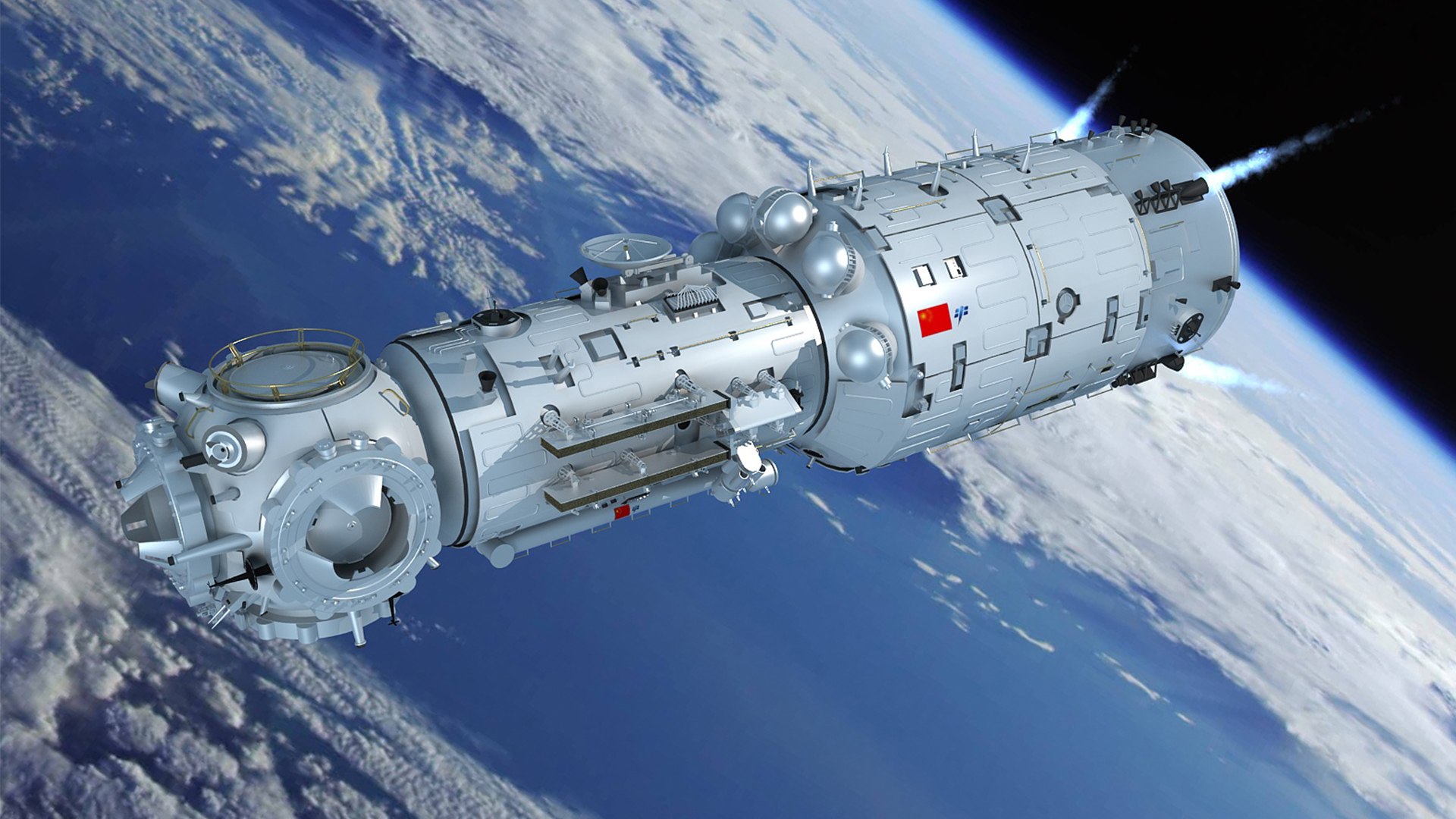 Tianhe Core Module Part Of China Tiangong Space Station 3D Model ...