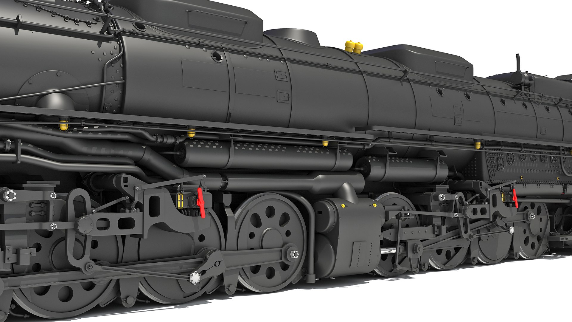 3D Model Steam Locomotive Big Boy Train - TurboSquid 2000796
