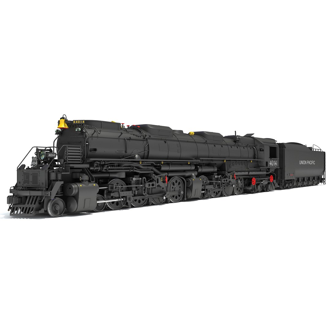 3D model Steam Locomotive Big Boy Train - TurboSquid 2000796