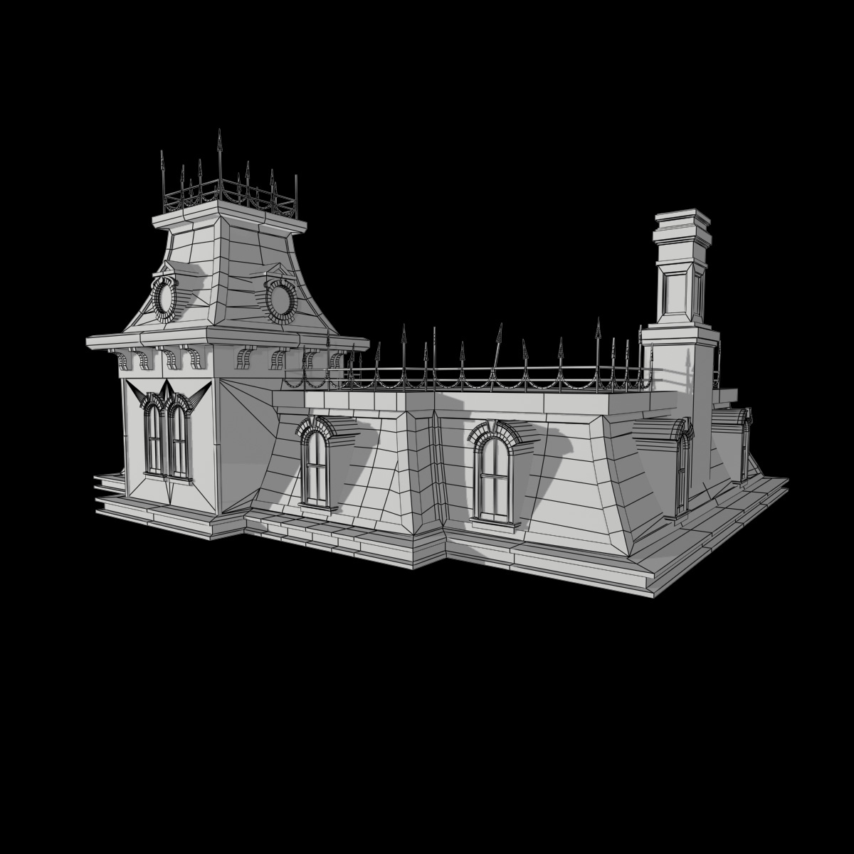 haunted house 3d max