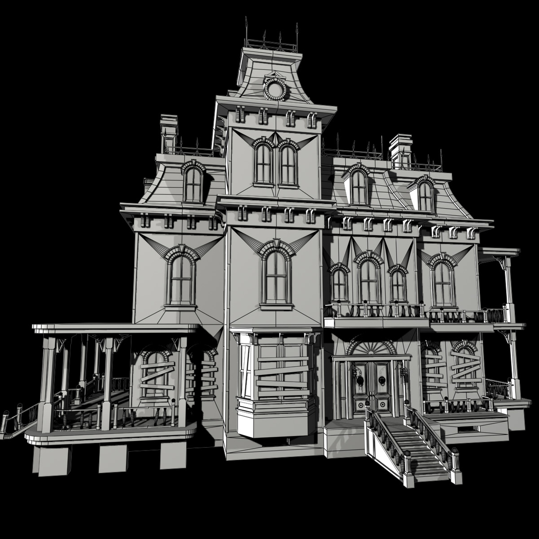 haunted house 3d max