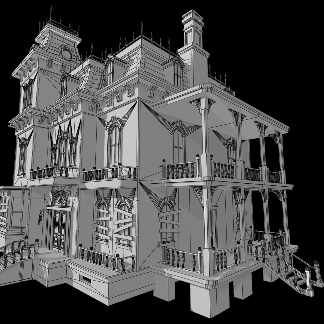 haunted house 3d max