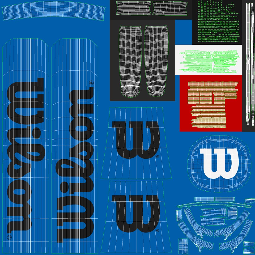 3D Squash Racquet 02 - TurboSquid 2059462