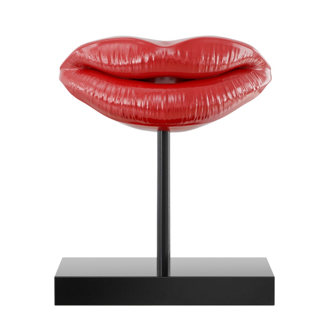 Figurine Red Lips 3D Model - TurboSquid 1385724