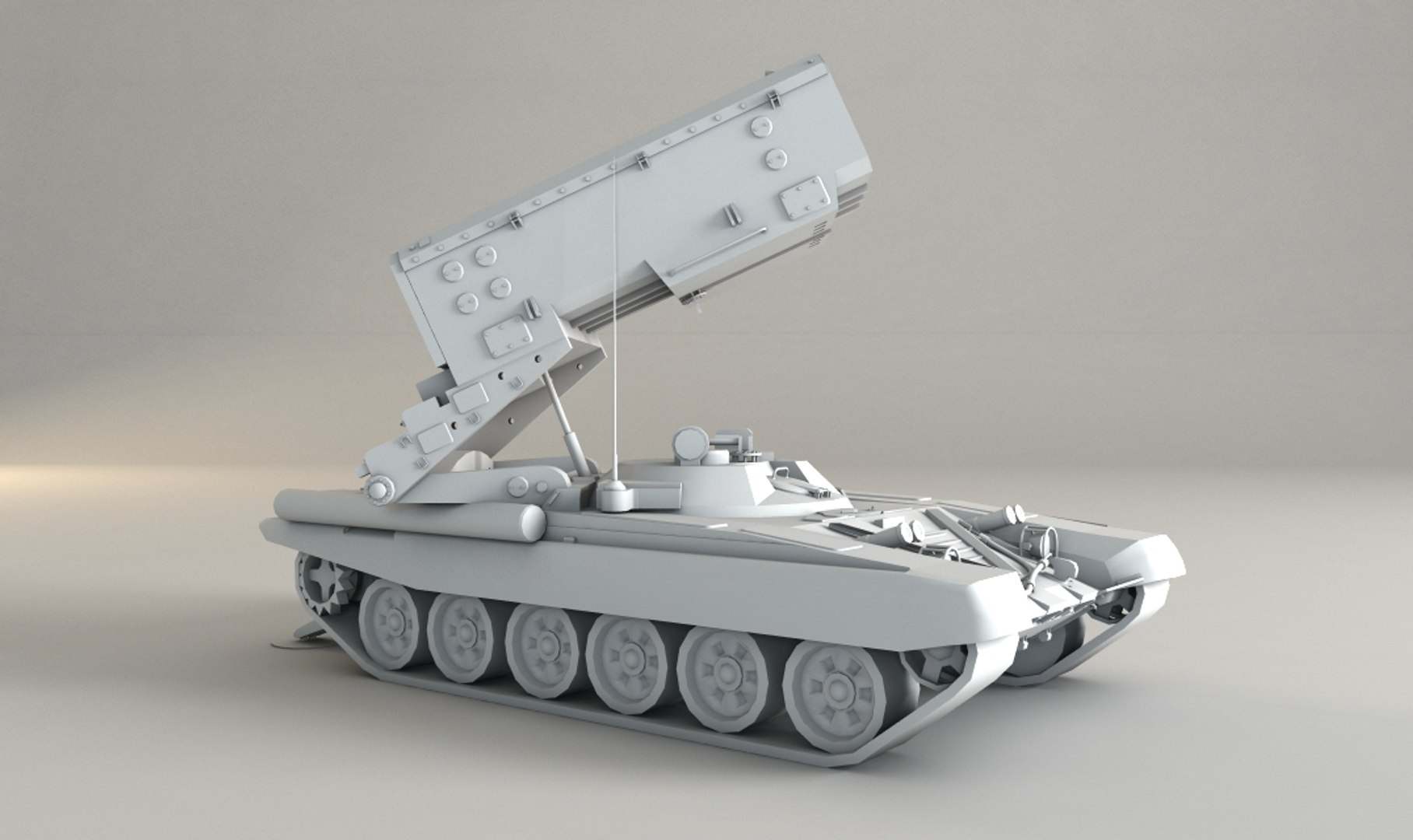 Russian Tos-1a 3D Model - TurboSquid 1515885