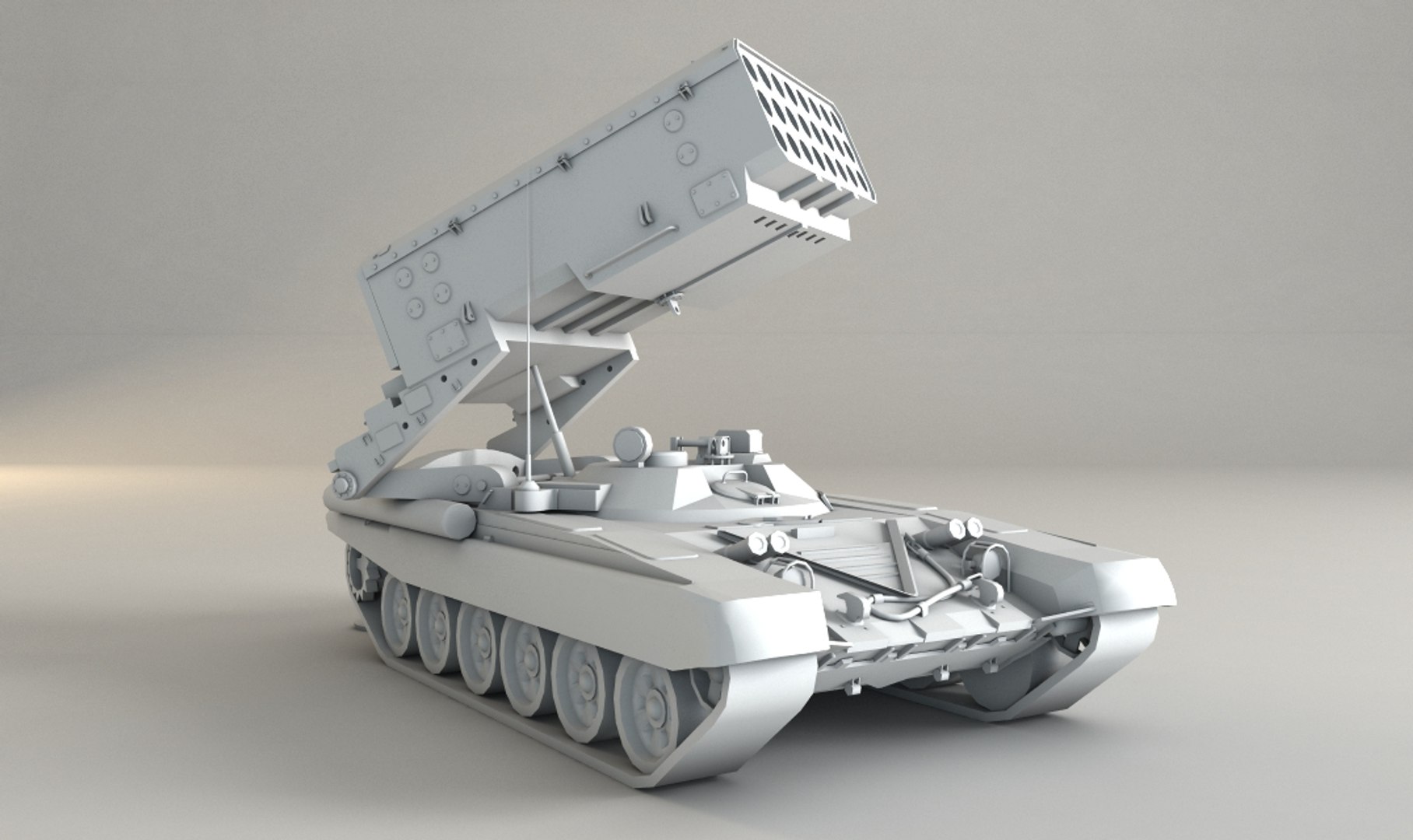 Russian Tos-1a 3D Model - TurboSquid 1515885