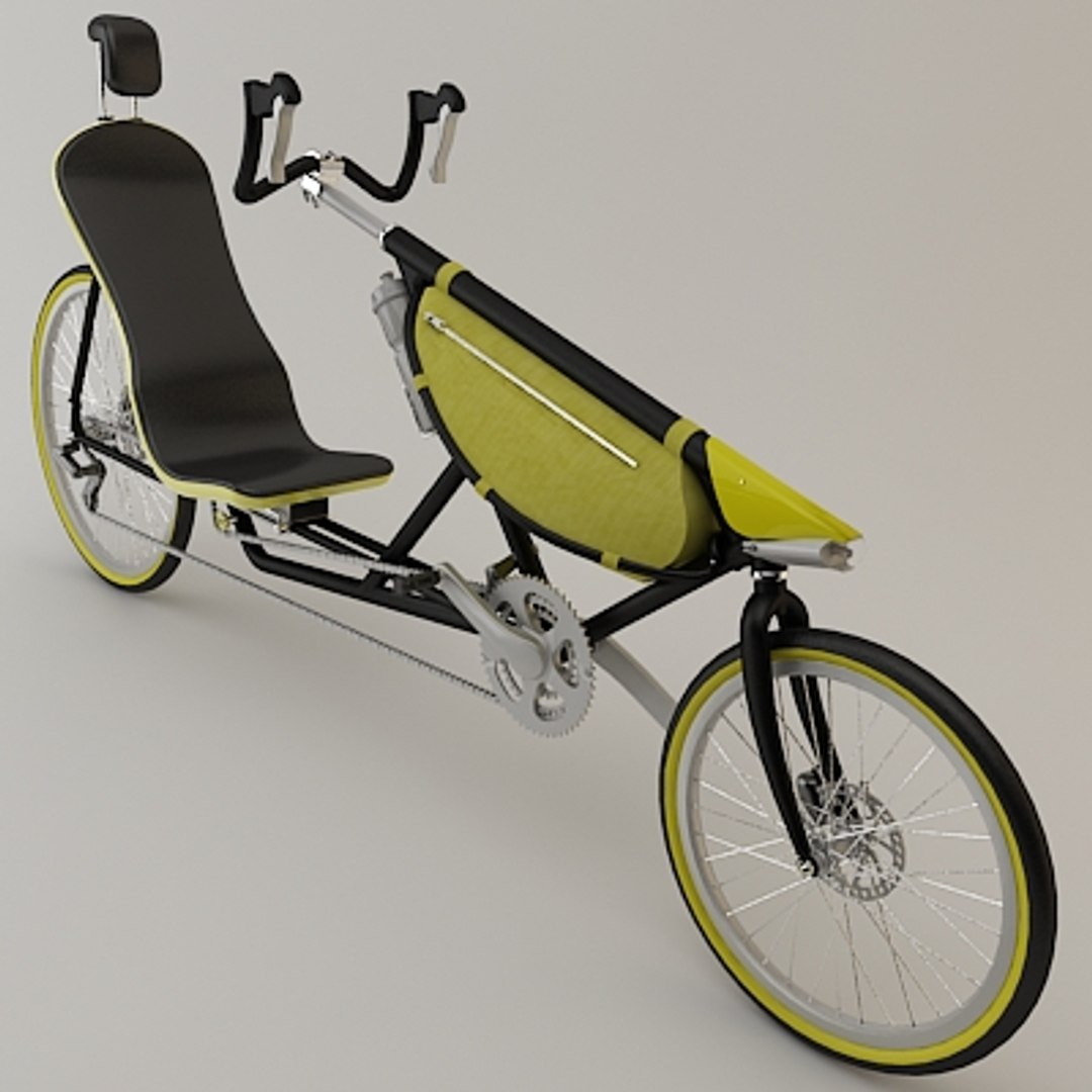 3d Model Recumbent Bike