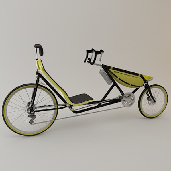 3d model recumbent bike