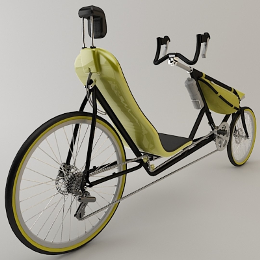 3d Model Recumbent Bike
