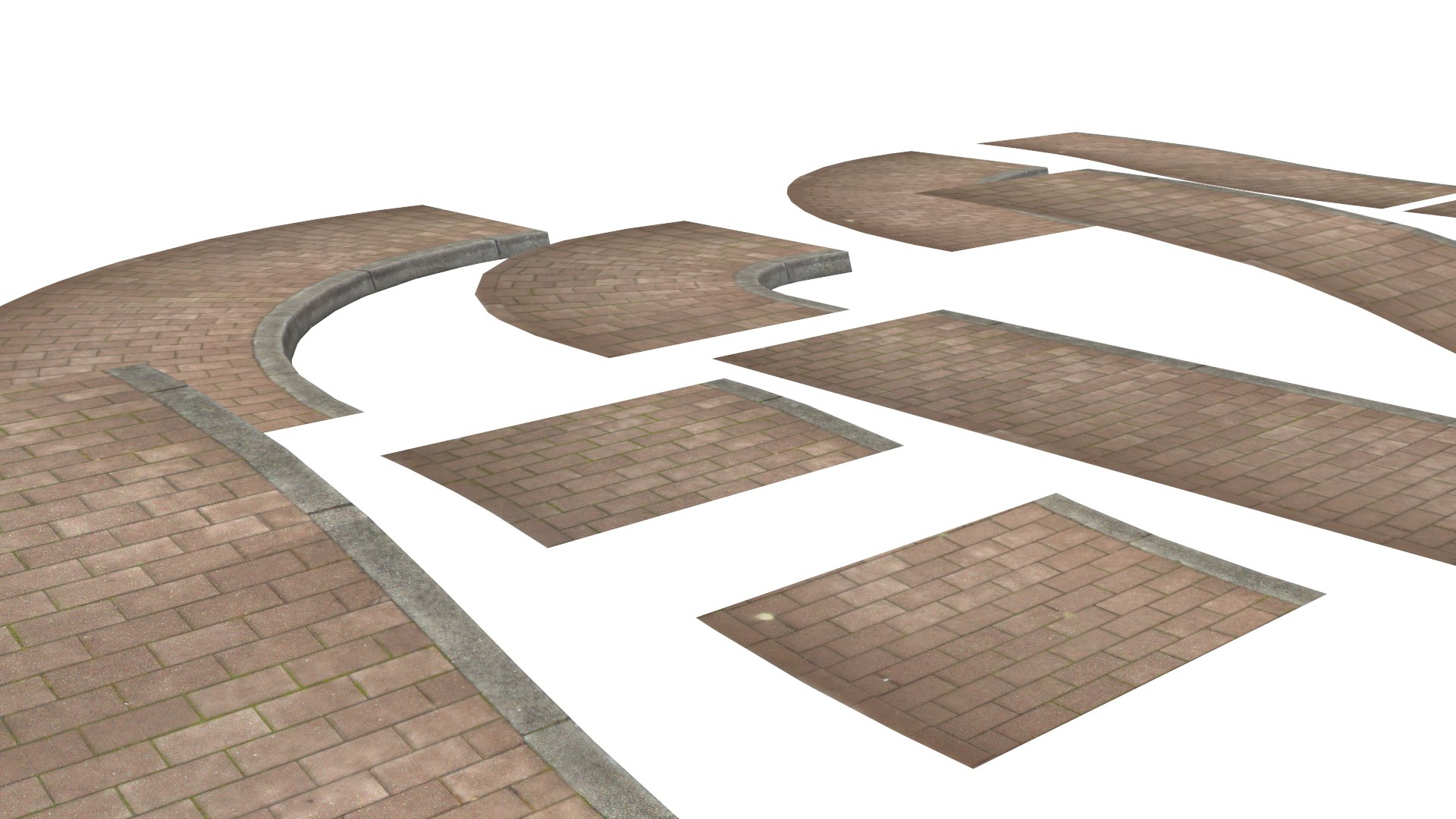 Pack Sidewalk 3D - TurboSquid 1200707