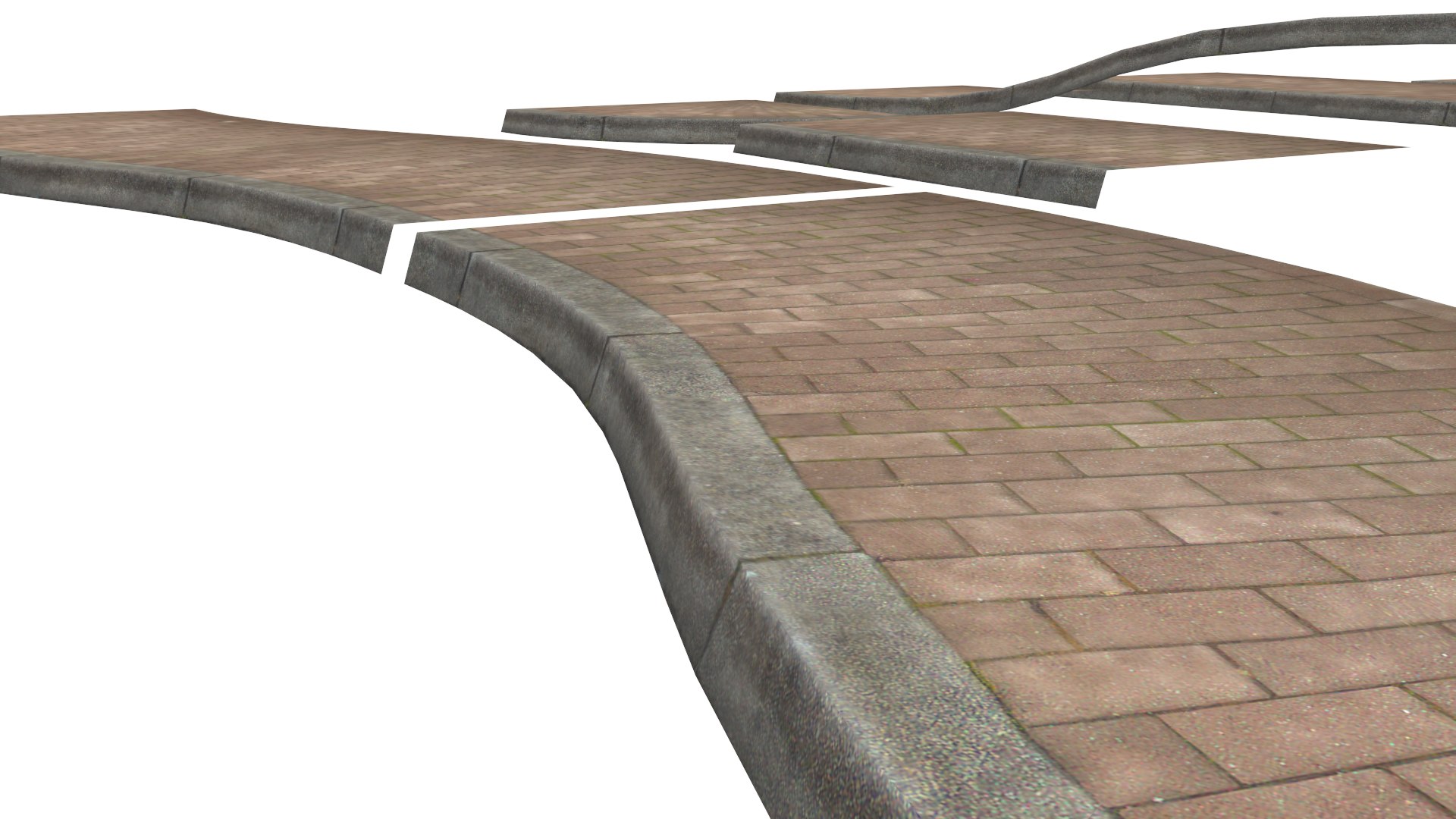 Pack Sidewalk 3D - TurboSquid 1200707