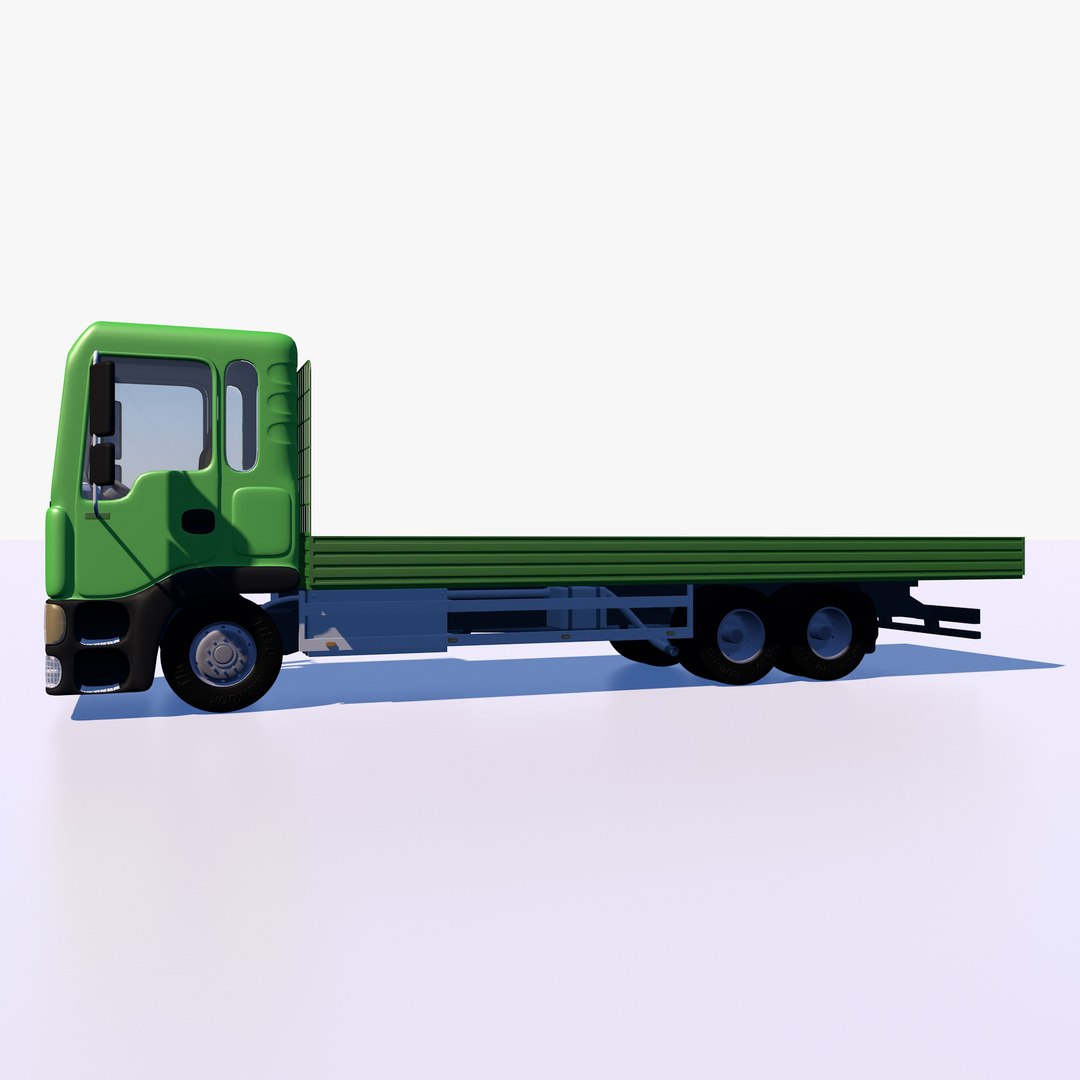 Truck open body model - TurboSquid 1693969