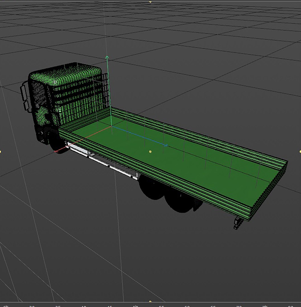 Truck open body model - TurboSquid 1693969