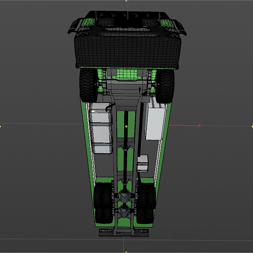 Truck open body model - TurboSquid 1693969