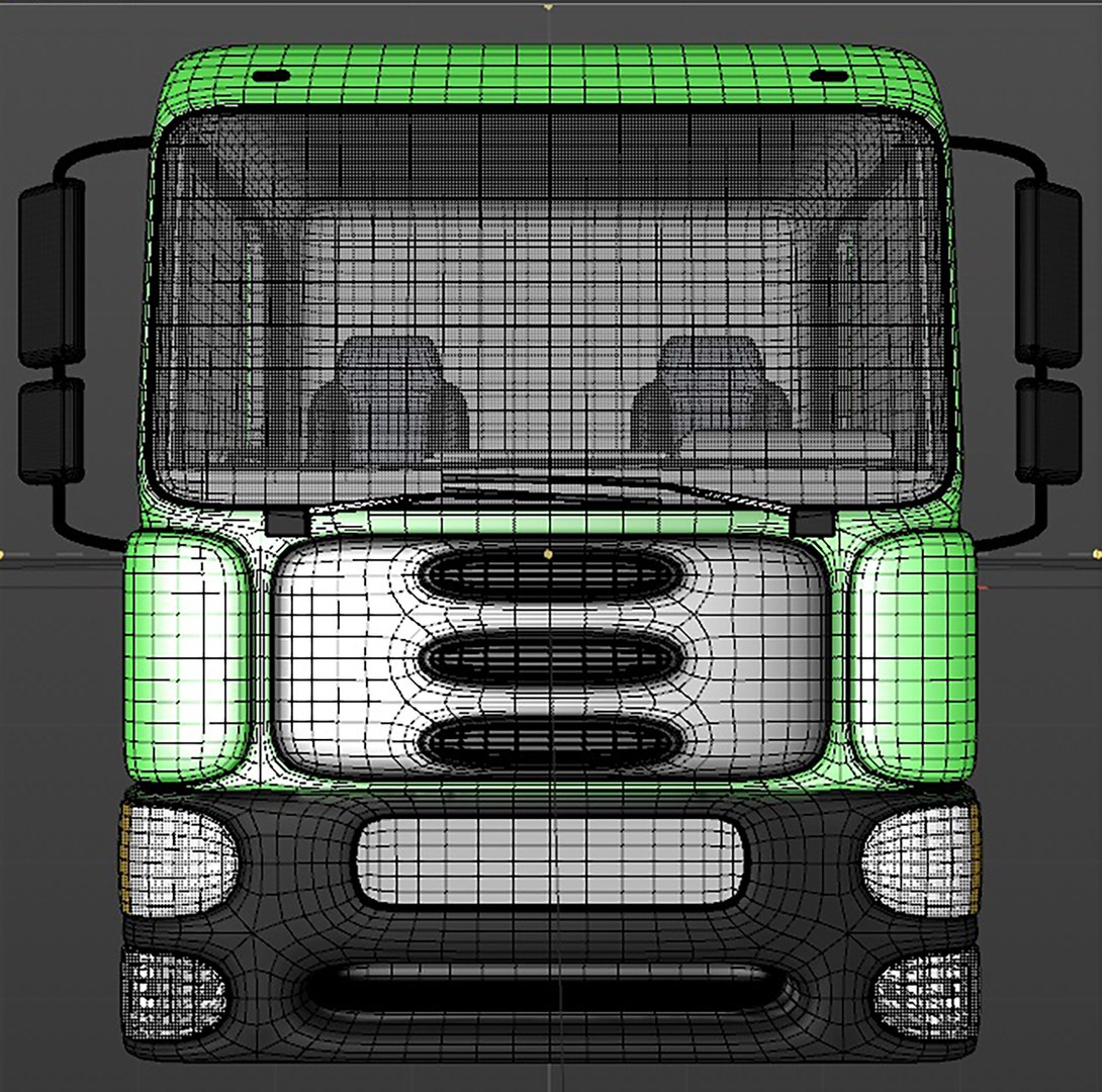 Truck open body model - TurboSquid 1693969