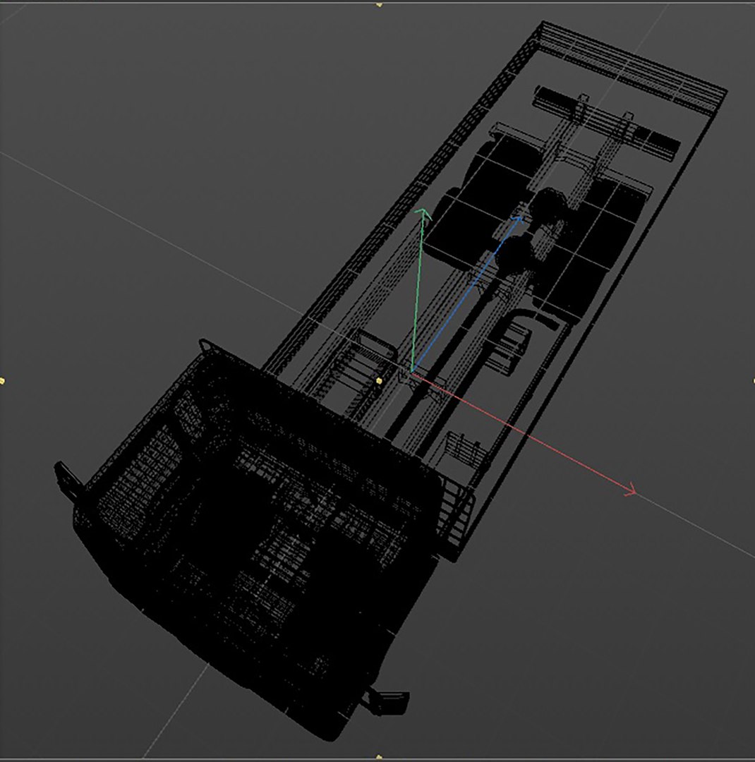 Truck open body model - TurboSquid 1693969