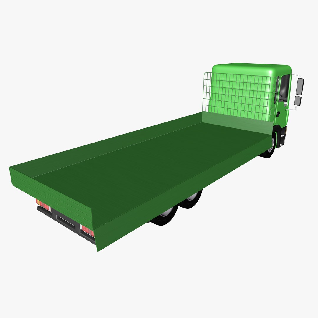 Truck Open Body Model - TurboSquid 1693969