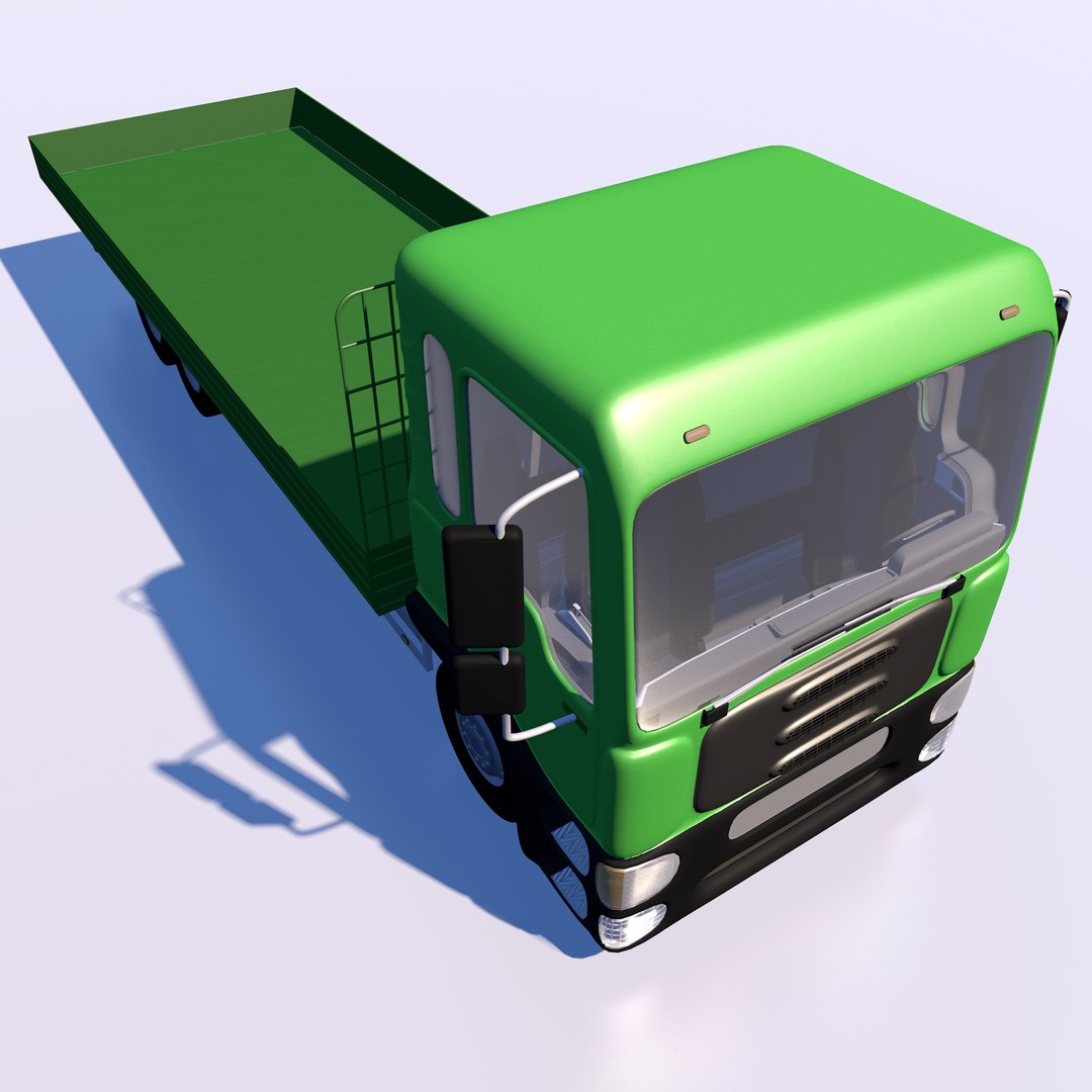 Truck open body model - TurboSquid 1693969