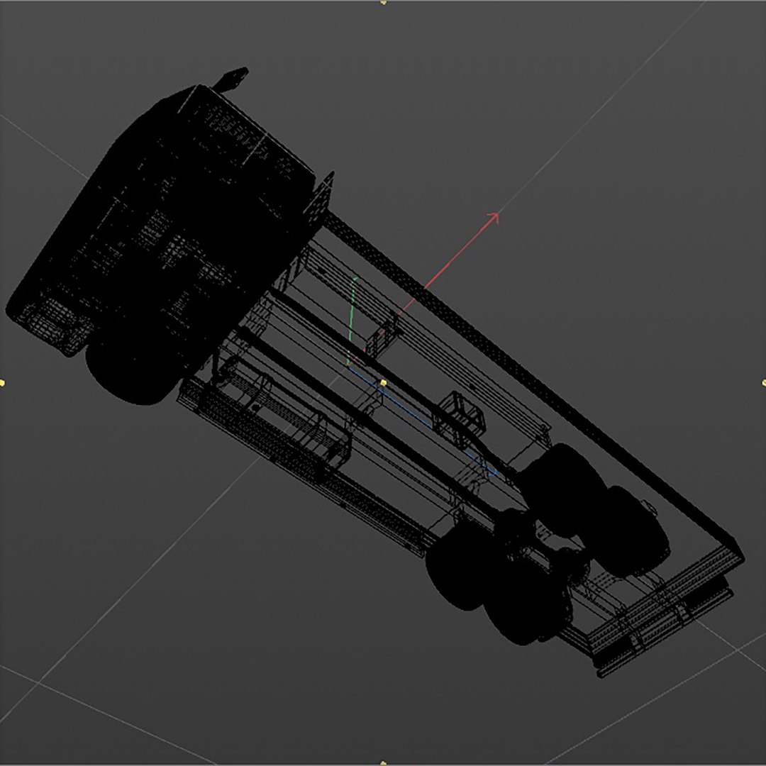 Truck open body model - TurboSquid 1693969