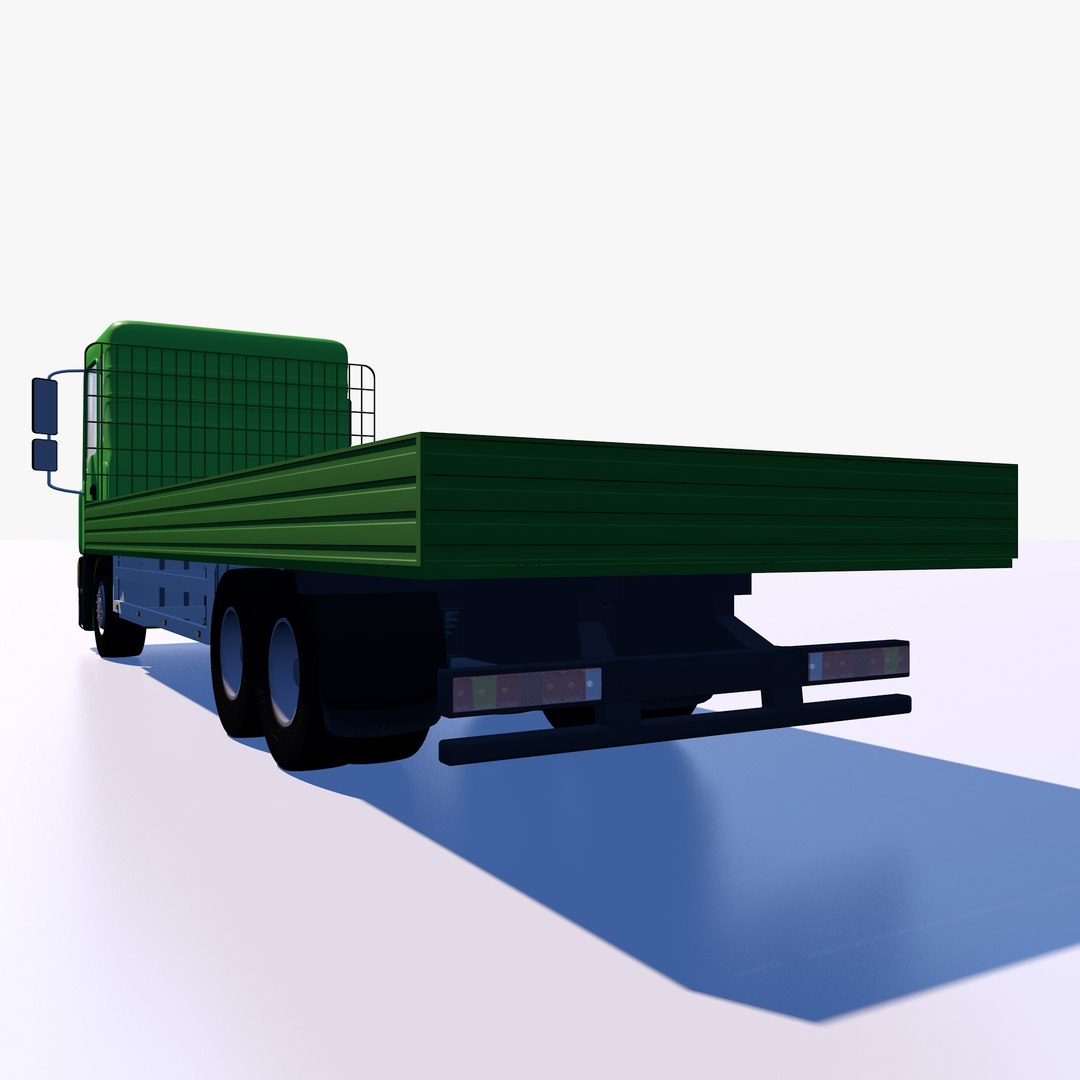 Truck open body model - TurboSquid 1693969