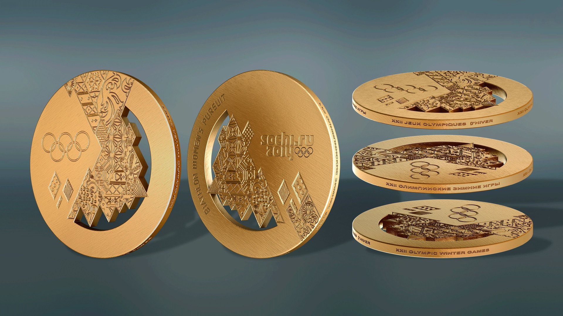 Sochi 2014 Olympic Medal Model - TurboSquid 2084823