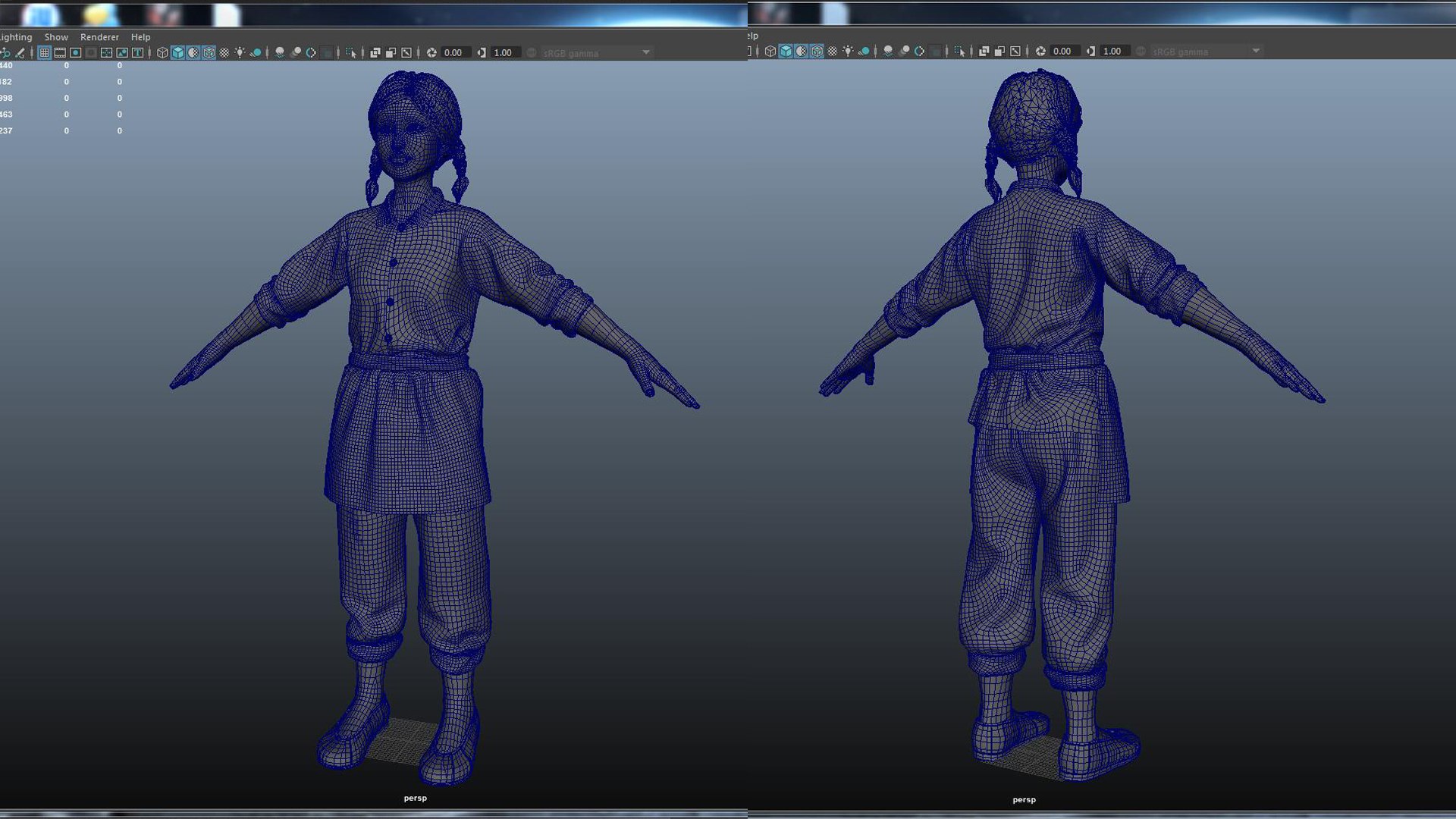 Woman Farmer Nanny Asian 3D Model - TurboSquid 1976497
