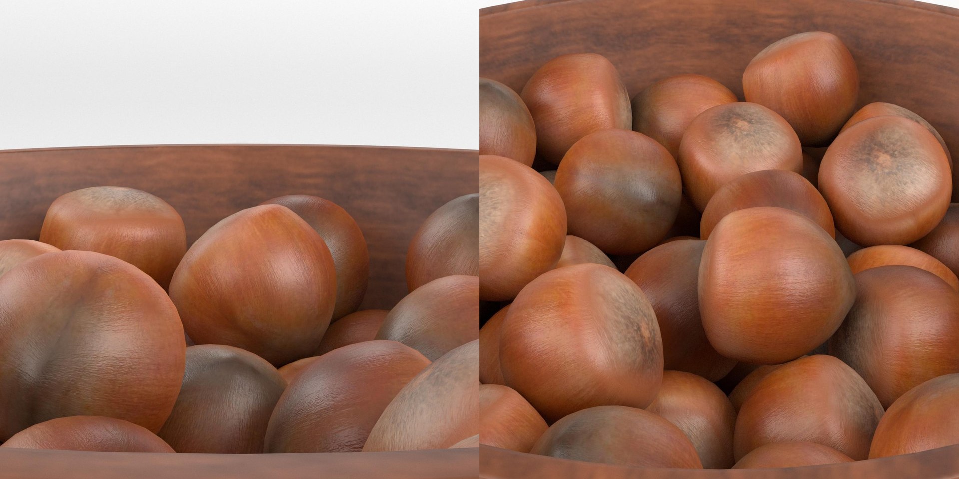 3D Model Hazelnuts In A Bowl - TurboSquid 2061847