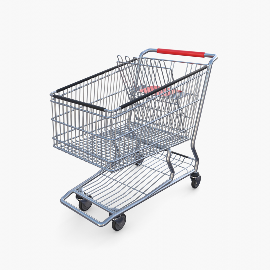 3D model Shopping cart v6 - TurboSquid 2045895