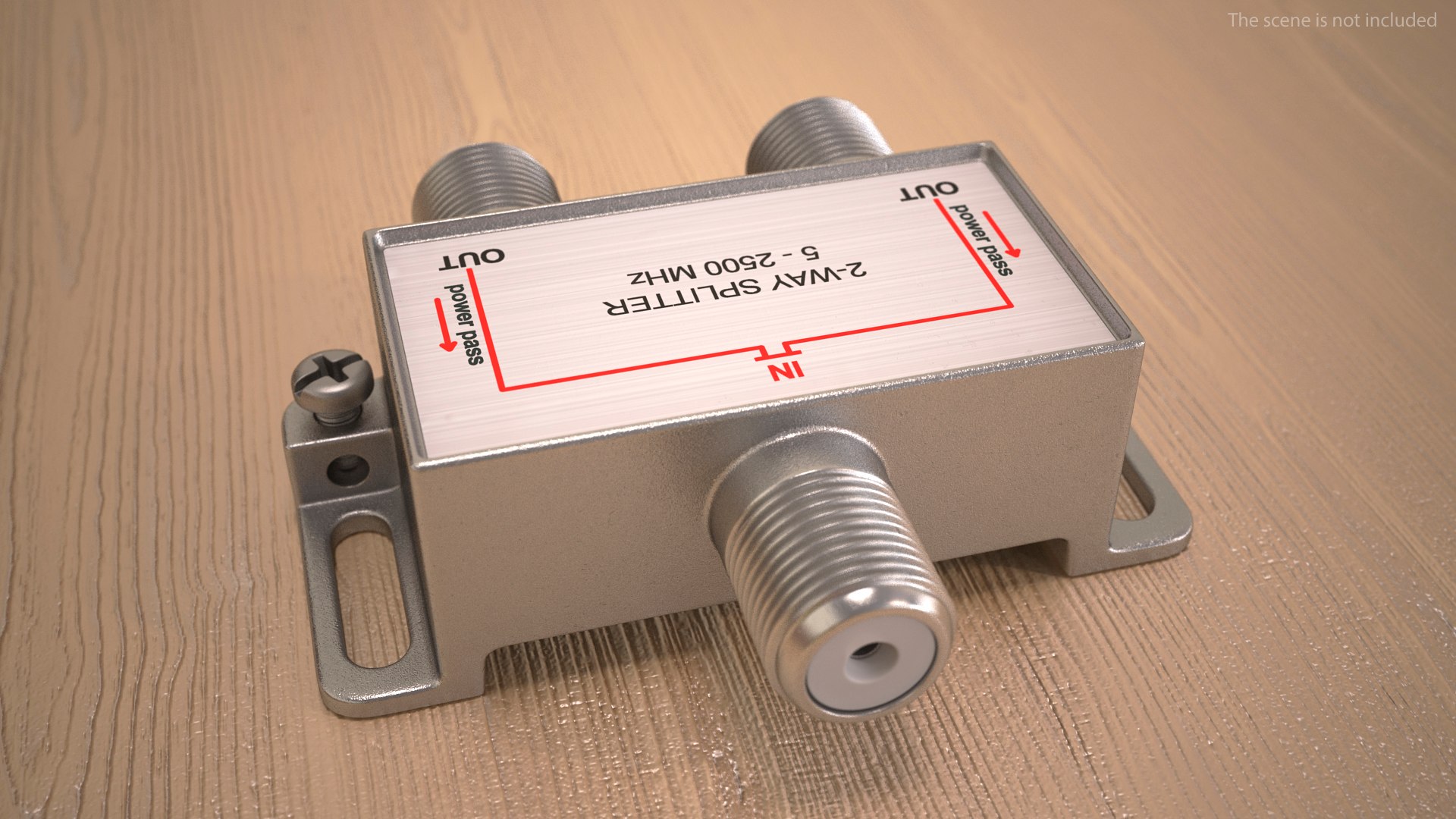 Coaxial Cable 2 Way Splitter 3D Model - TurboSquid 1778013