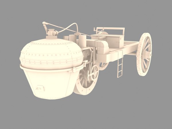 3d model nicolas cugnot s steam