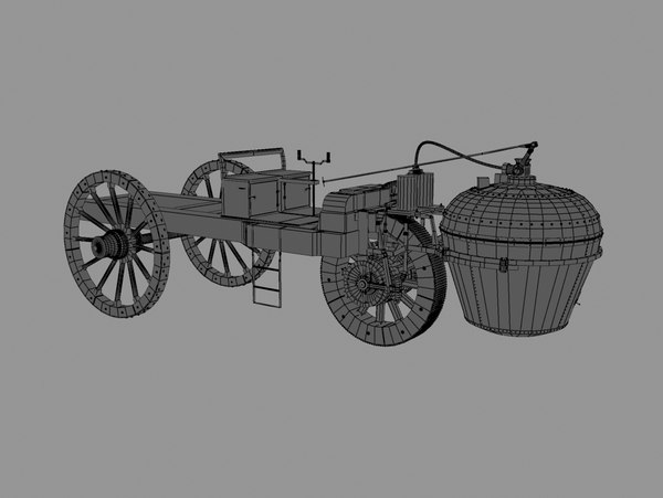 3d model nicolas cugnot s steam