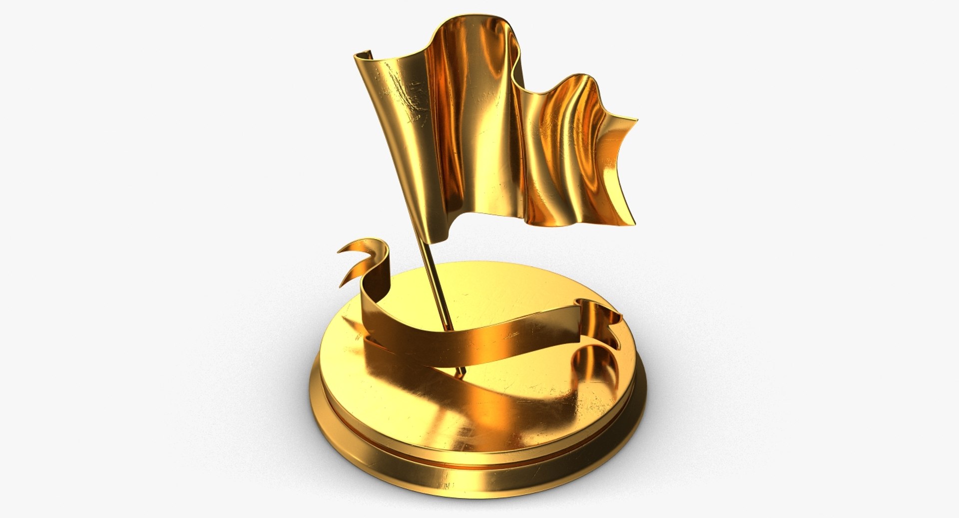 3D Model Trophy Flag | 1147919 | TurboSquid