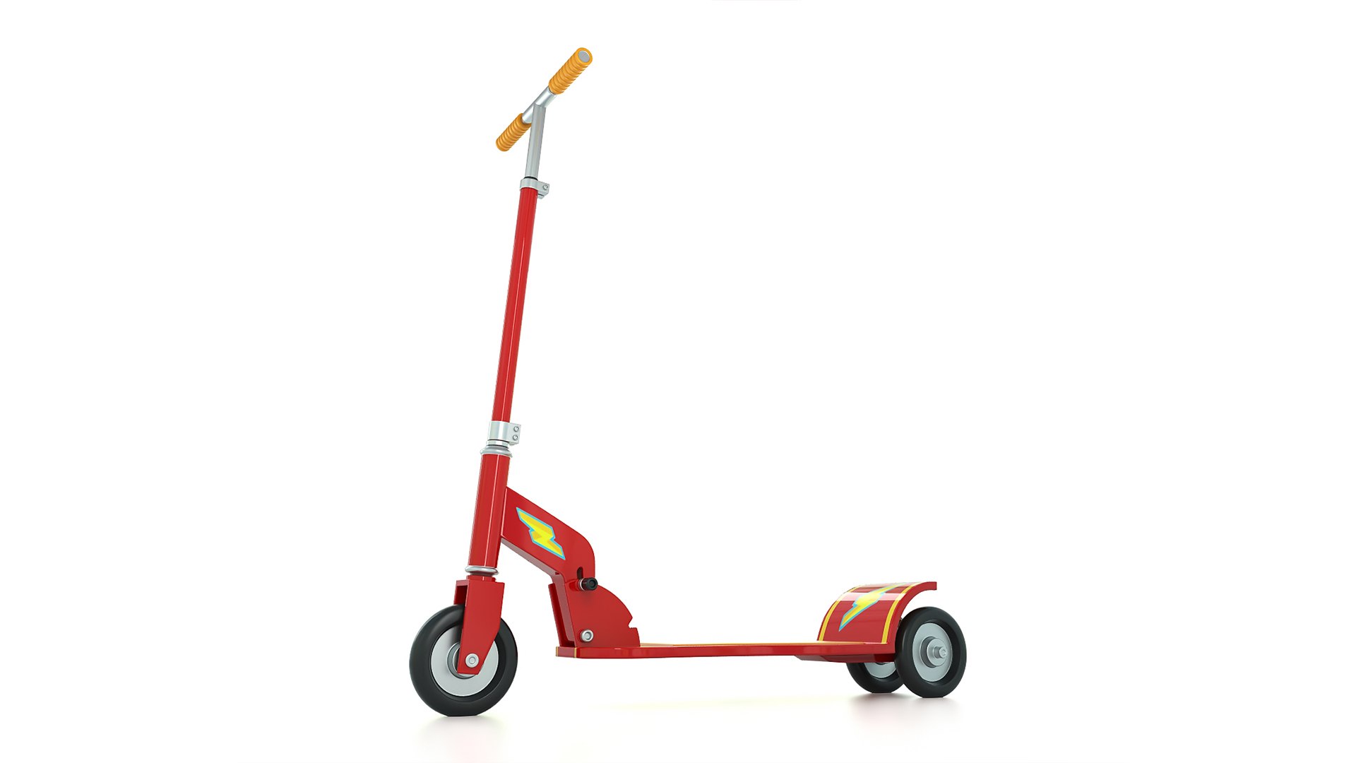 Toy Scooter 3d Model