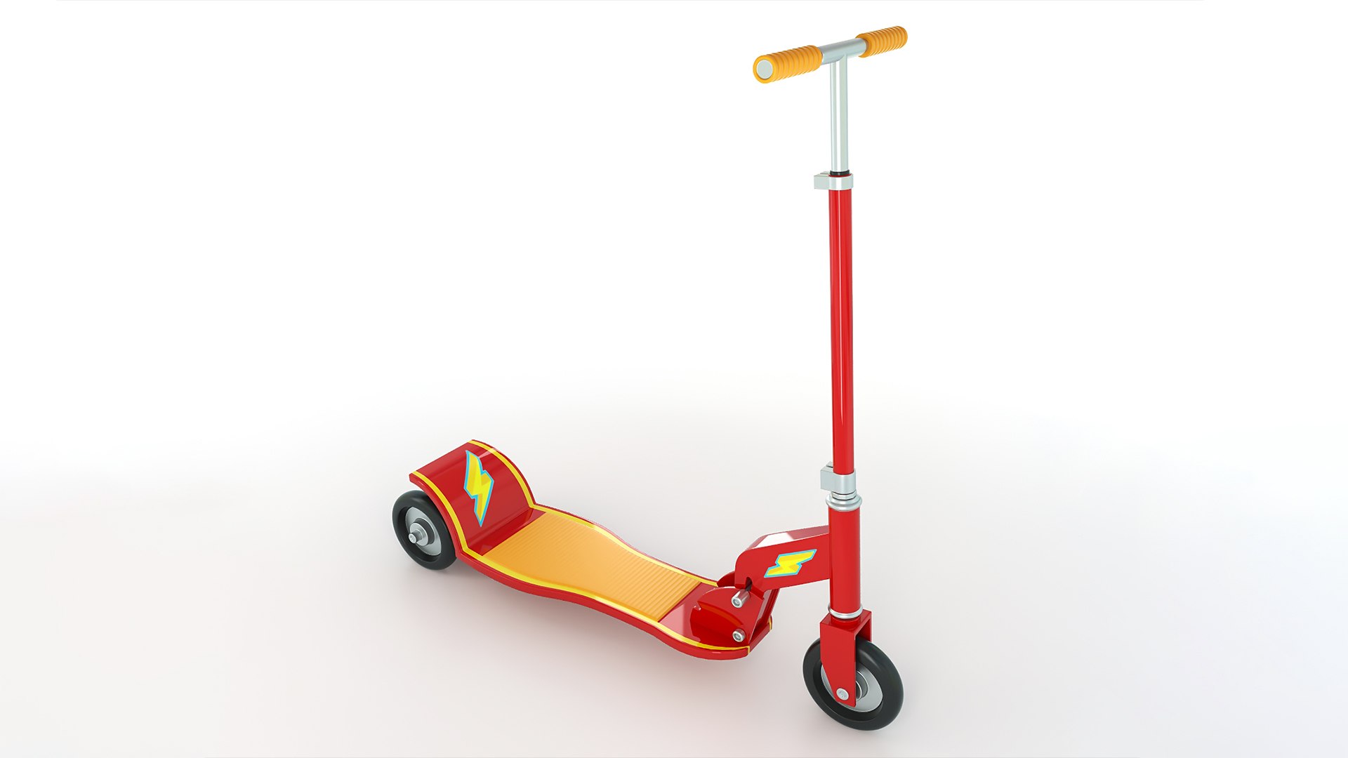 Toy Scooter 3d Model
