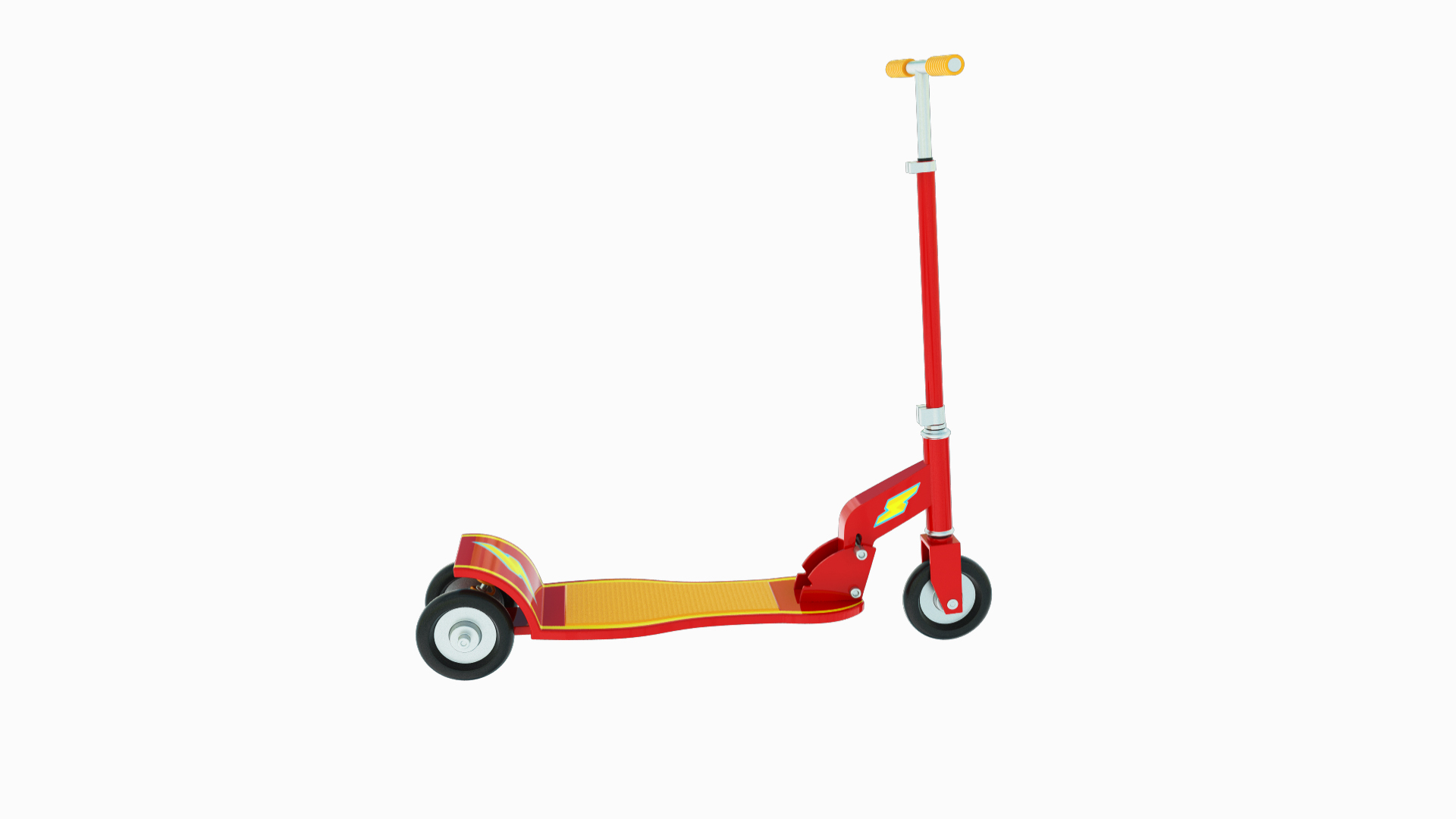 Toy Scooter 3d Model
