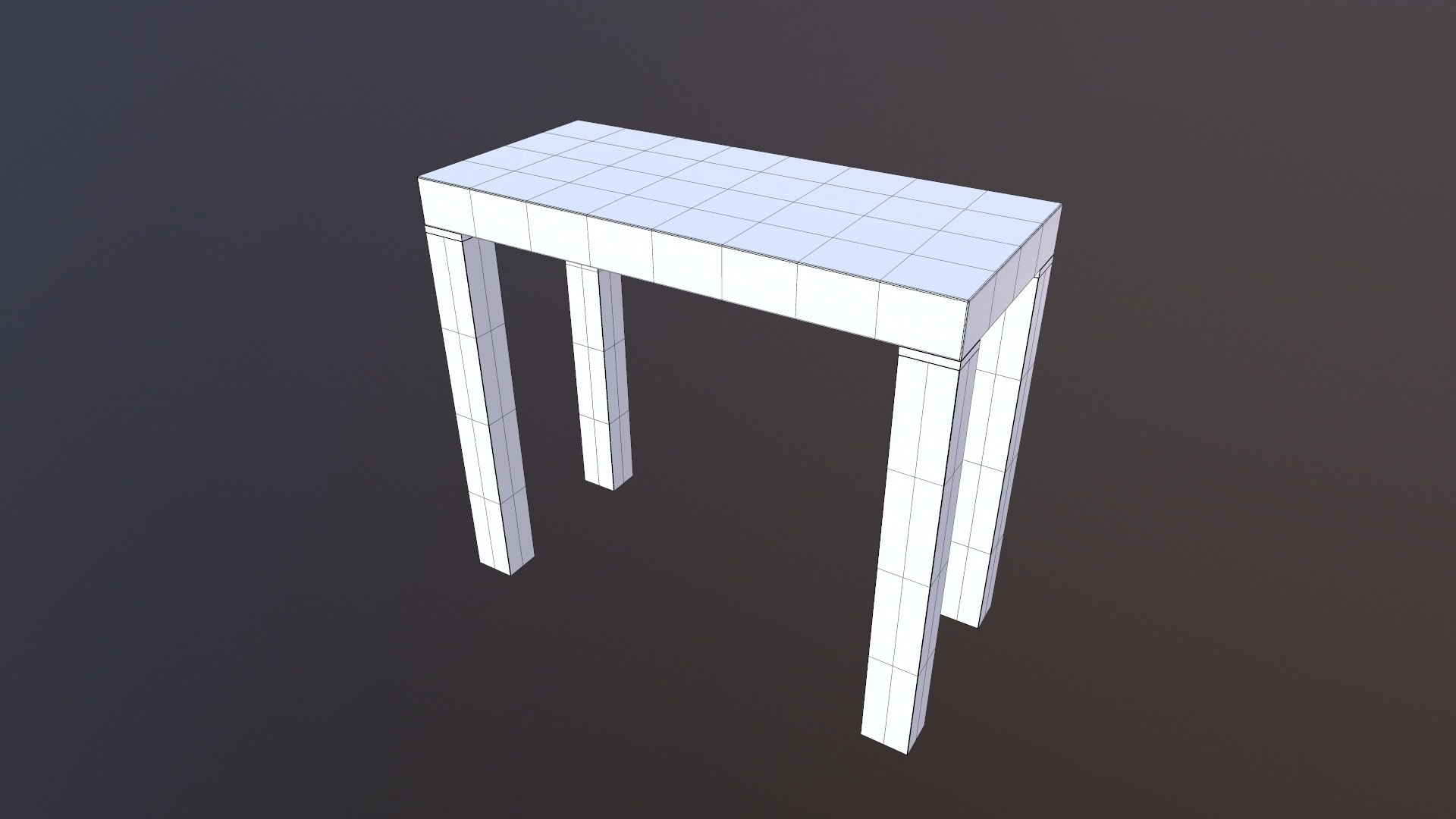 3D Wooden Table - TurboSquid 2178731