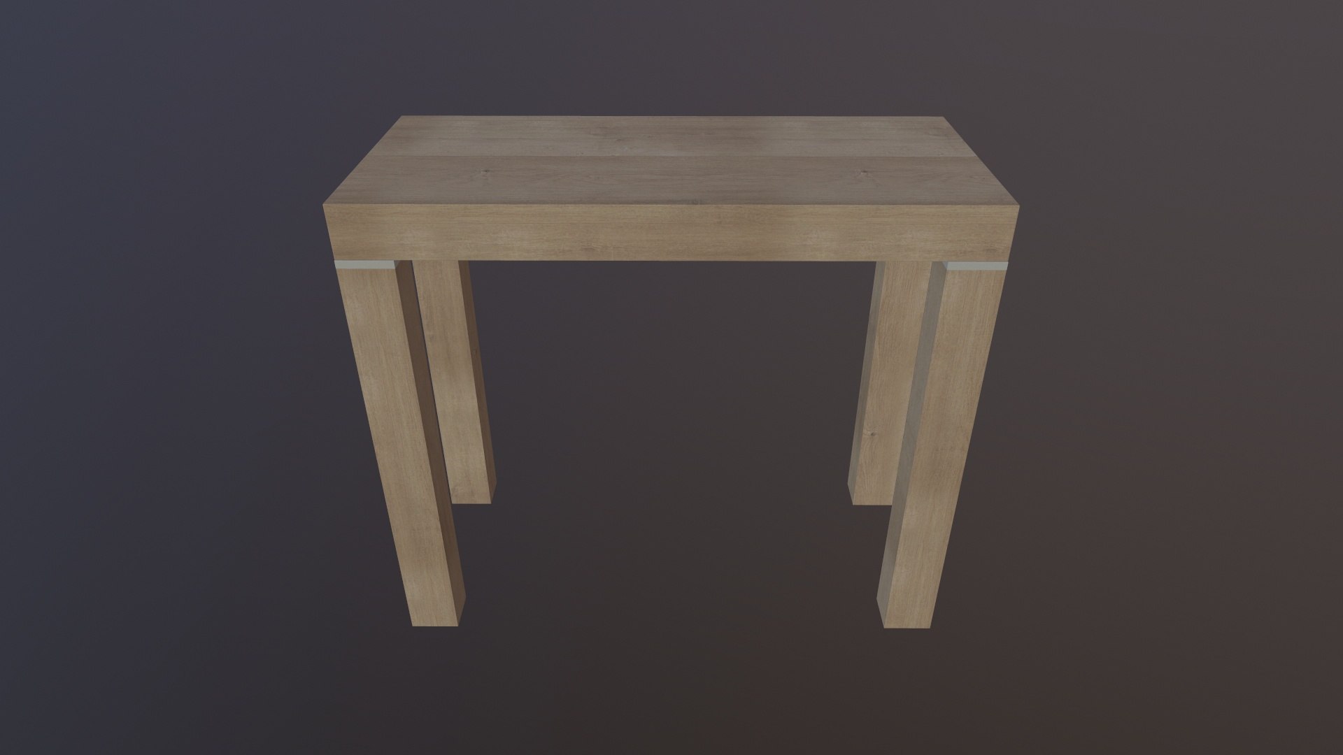 3D Wooden Table - TurboSquid 2178731