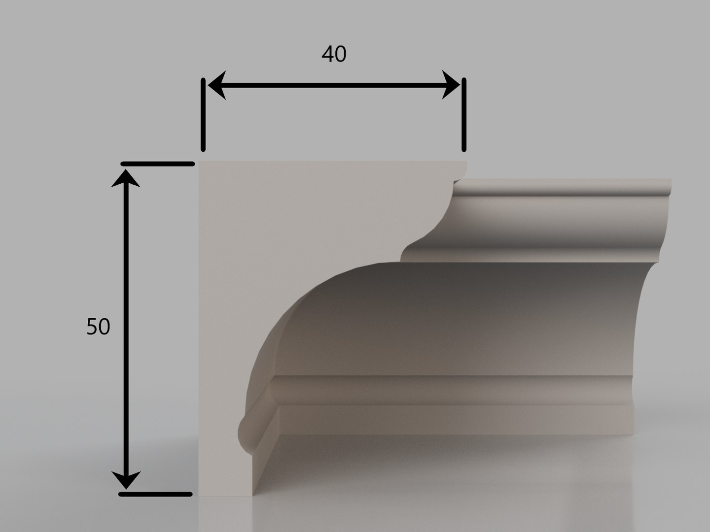 3D Cornice 1 Model - TurboSquid 1720178
