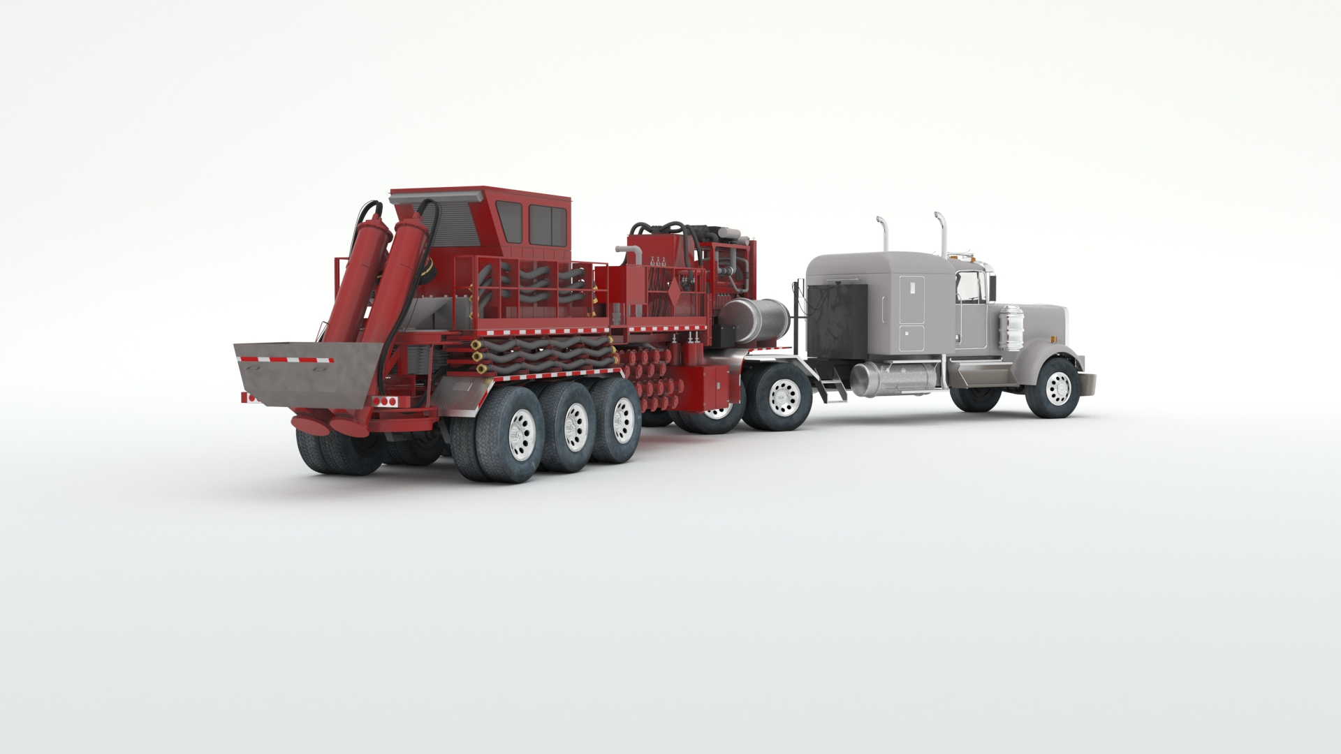Frac Pack: Pumper, Blender, Sandhog and Missile 3D model - TurboSquid ...