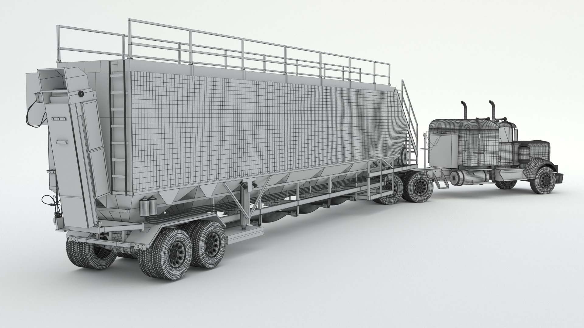 Frac Pack: Pumper, Blender, Sandhog And Missile 3D Model - TurboSquid ...