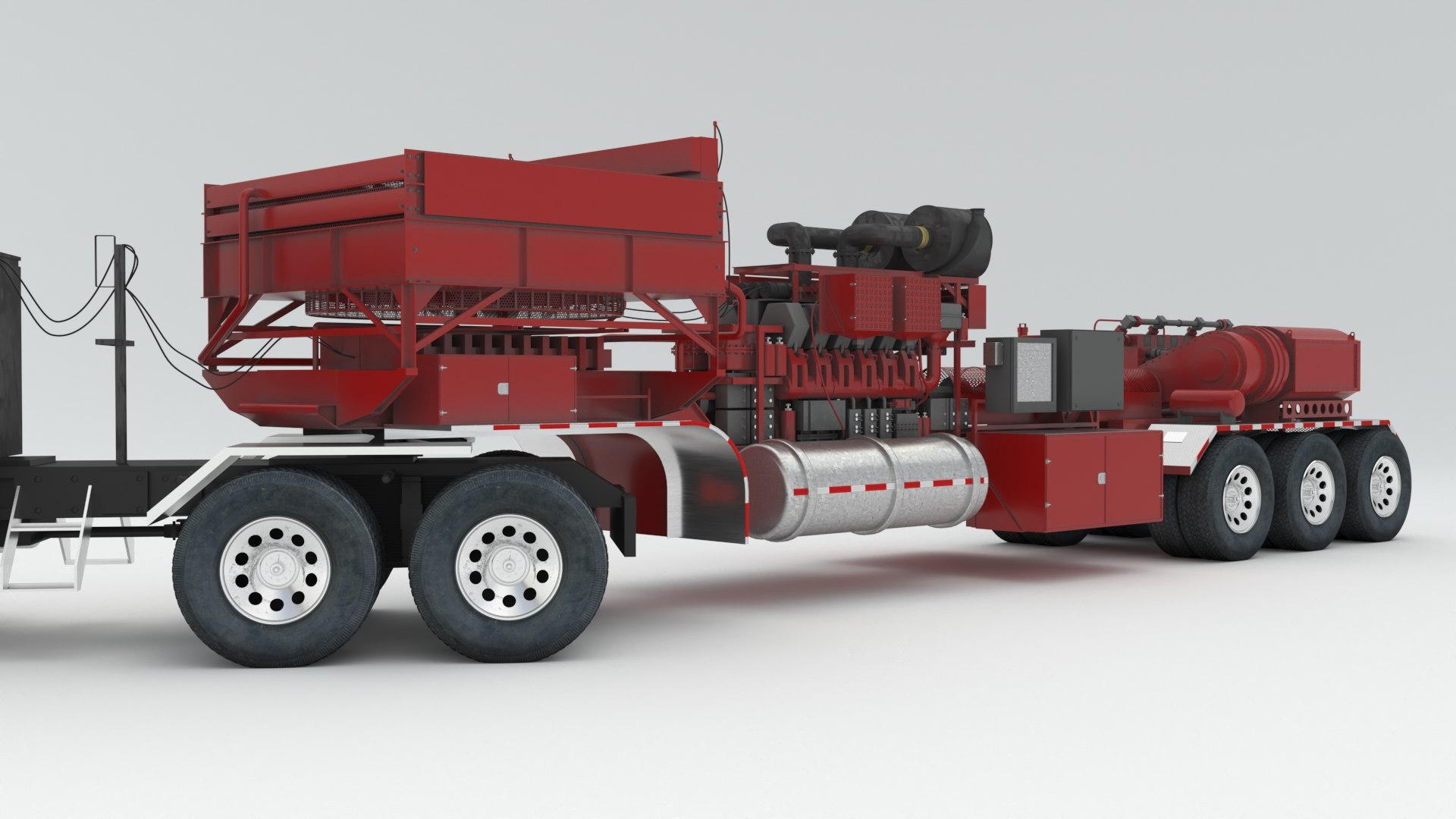 Frac Pack: Pumper, Blender, Sandhog And Missile 3D Model - TurboSquid ...