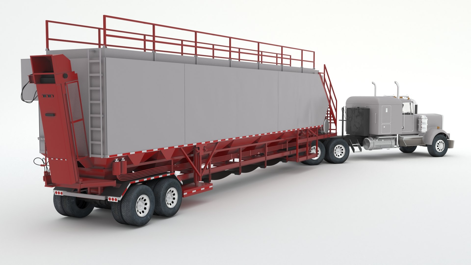 Frac Pack: Pumper, Blender, Sandhog And Missile 3D Model - TurboSquid ...