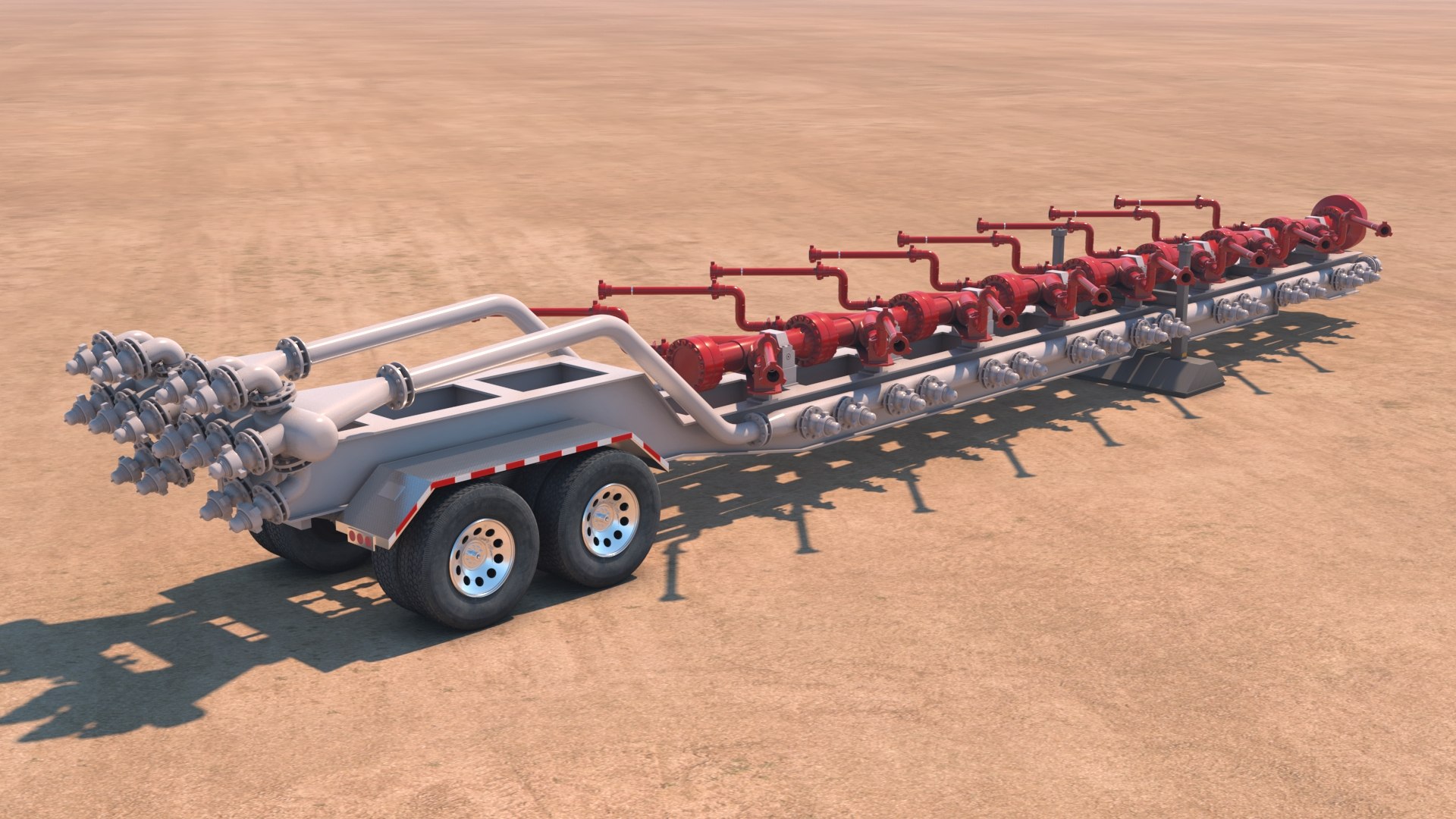 Frac Pack: Pumper, Blender, Sandhog And Missile 3D Model - TurboSquid ...