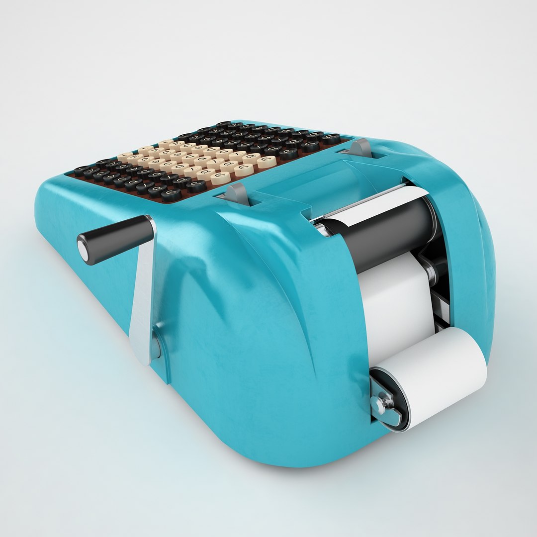 3D Retro Adding Machine - TurboSquid 1236825