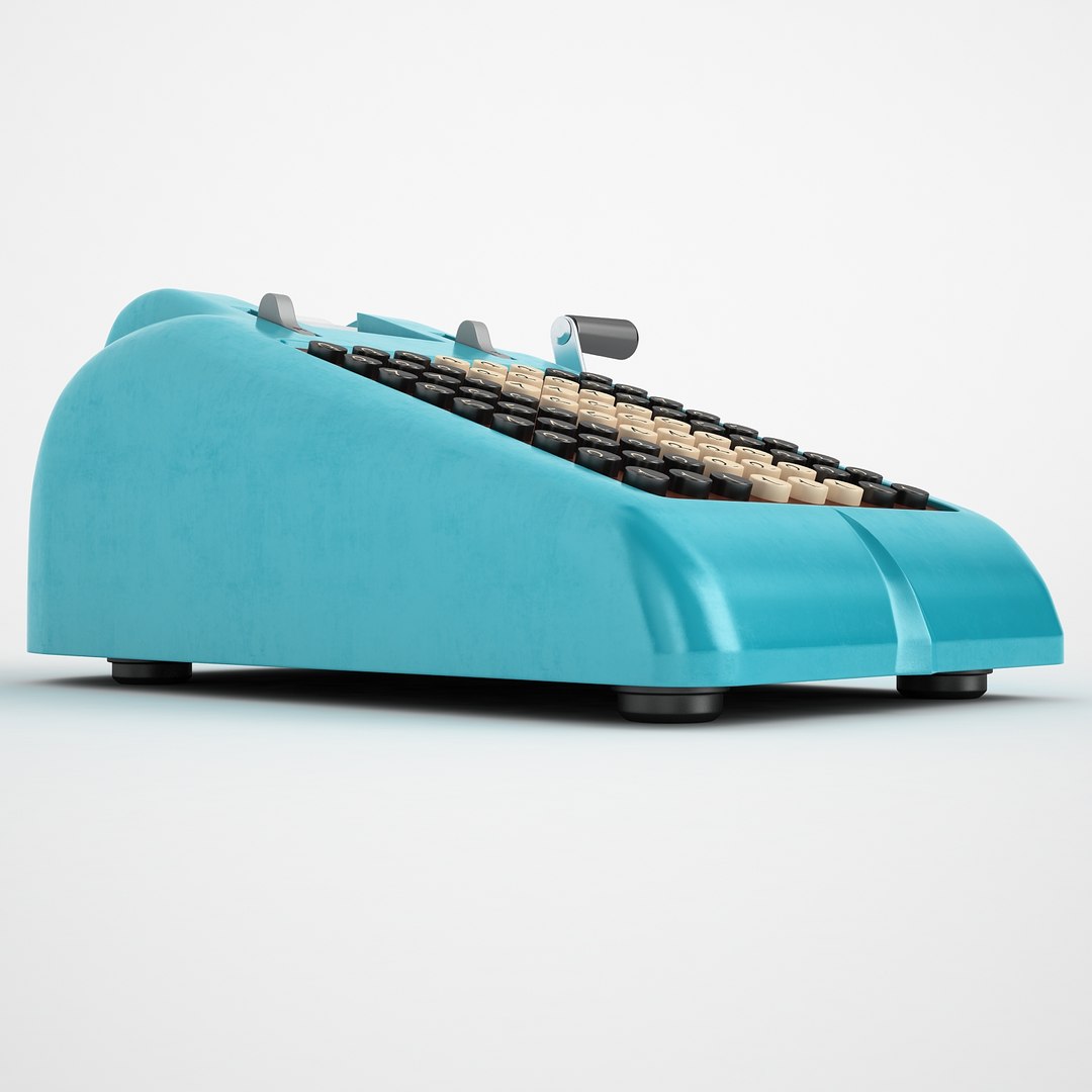 3D Retro Adding Machine - TurboSquid 1236825