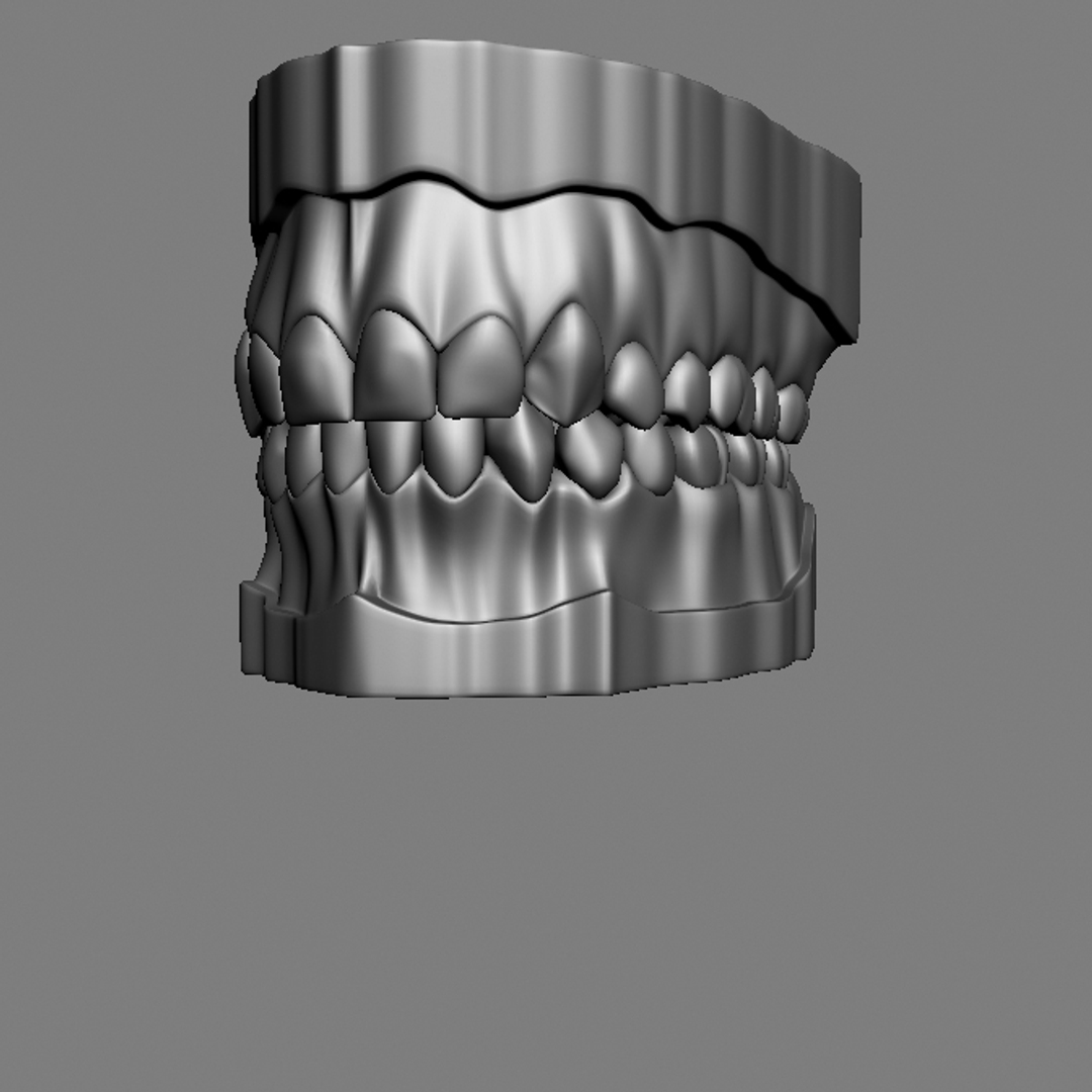 3ds Max Human Teeth