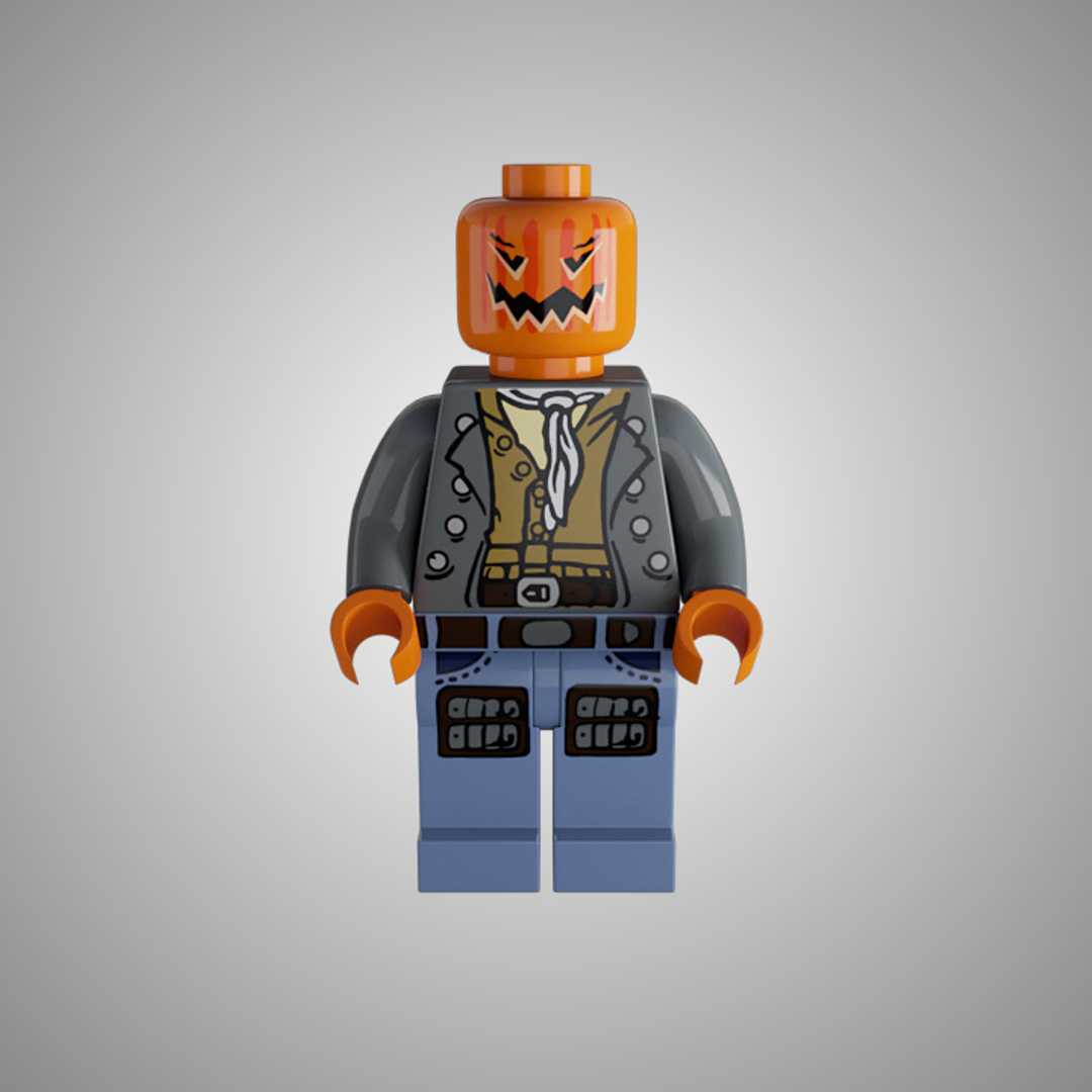 Lego Jack-o-lantern 3d 3ds