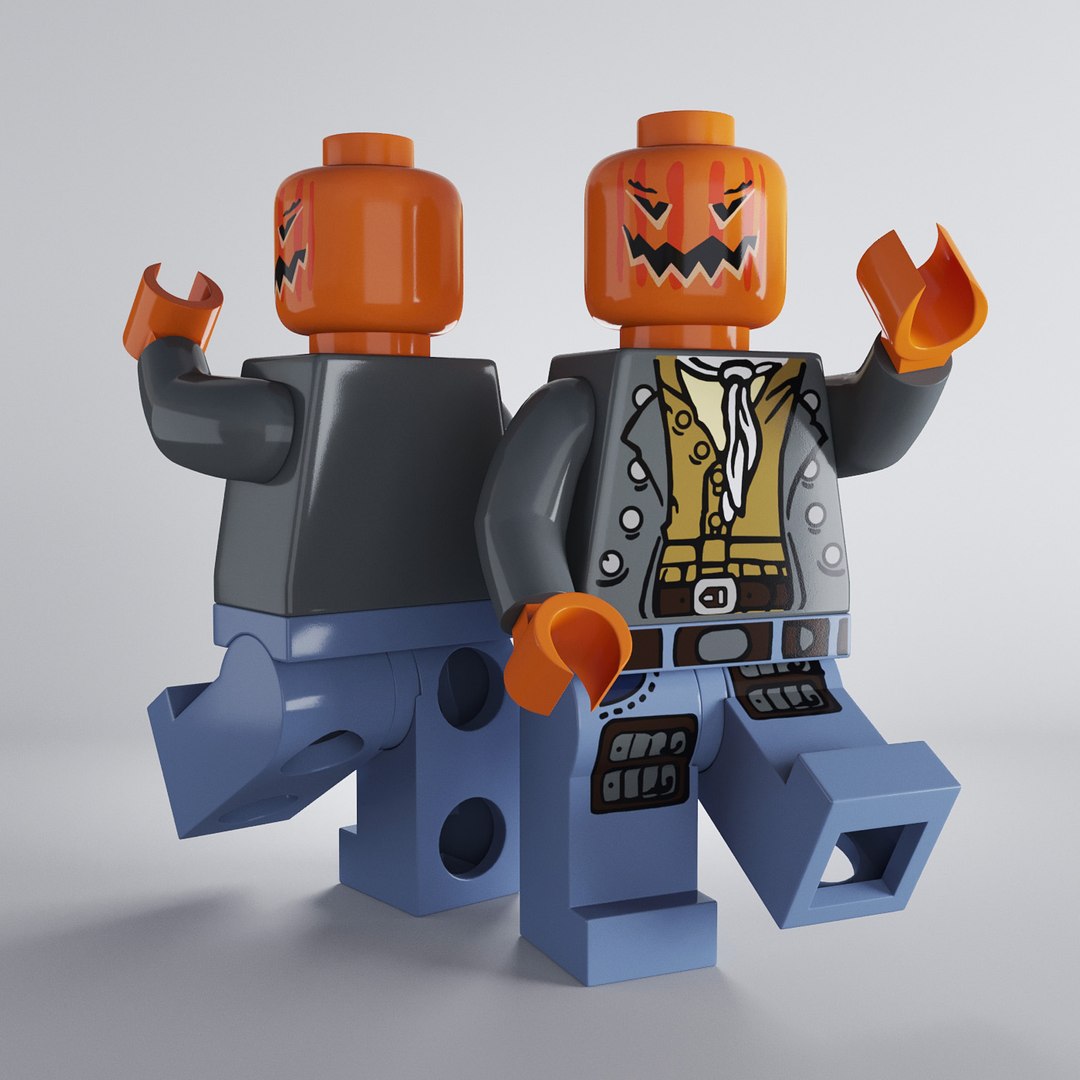Lego Jack-o-lantern 3d 3ds