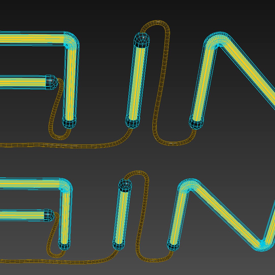 3D Model Light Modules Set 099 Neon - TurboSquid 1805125